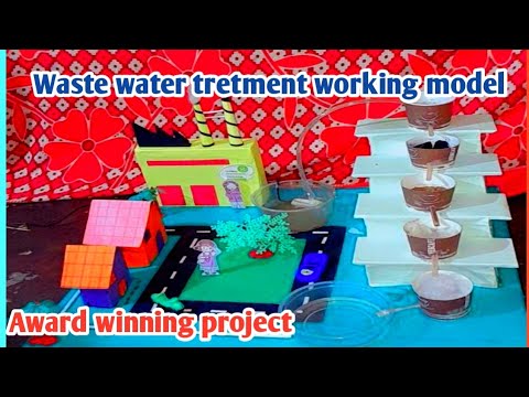 waste water management working model / waste water cleaning school ...