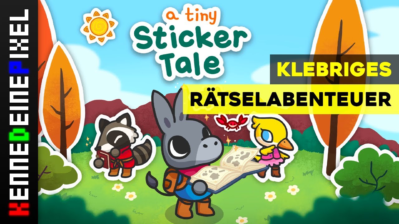 Sticker sammeln, Aufgaben lösen & die Welt bewegen A TINY STICKER TALE deutsch - YouTube