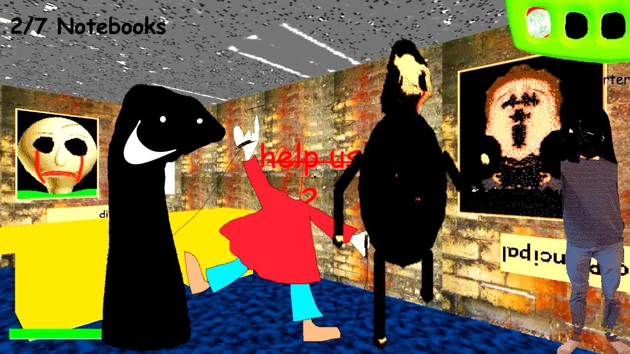 Baldi Basics in horror - YouTube