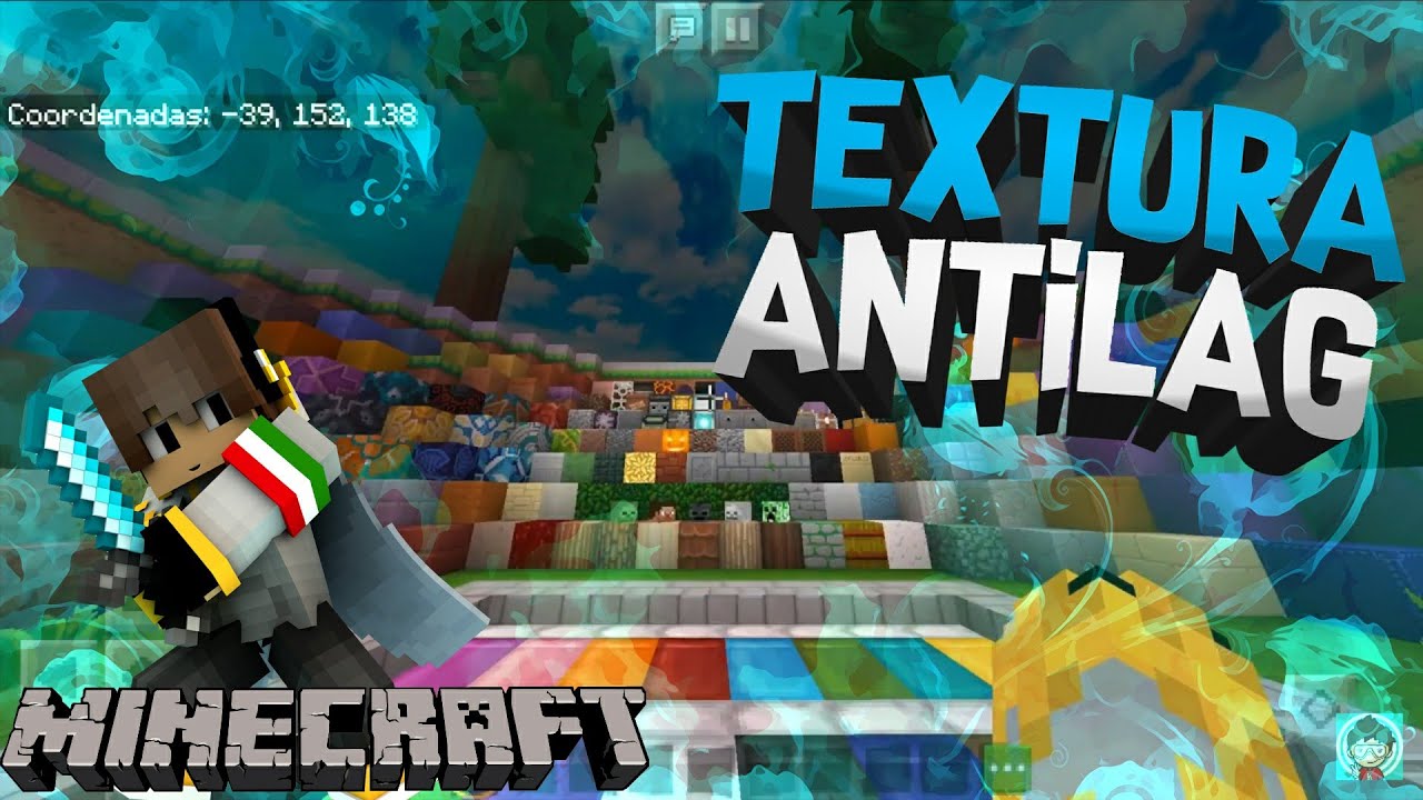 TEXTURA PVP ANTI LAG PARA MINECRAFT PE 1.9.0 - 1.7.1 || MINECRAFT 1.9.0 ...