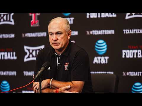 Texas Tech Football: Press Conference | 4.6.26