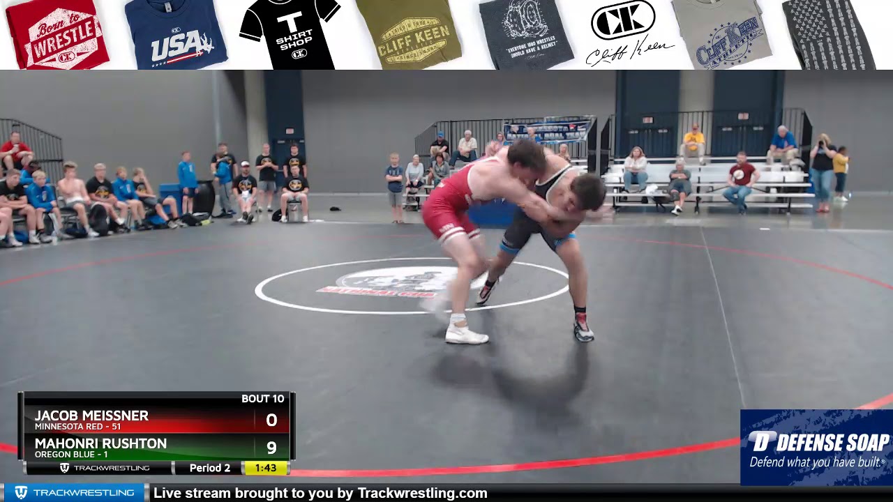 Mat 10 182 Jacob Meissner Minnesota Red Vs Mahonri Rushton Oregon Blue ...