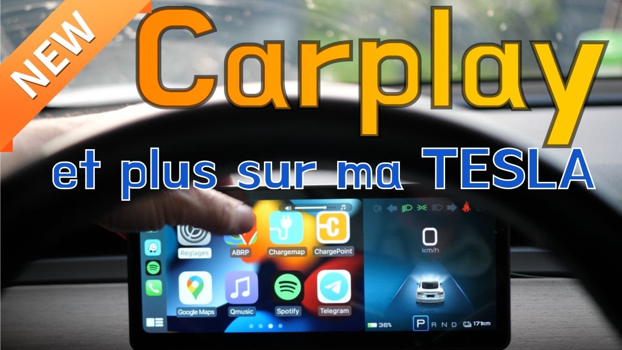 CARPLAY sur votre TESLA model 3/Y : Review du nouvel écran Hansshow ...
