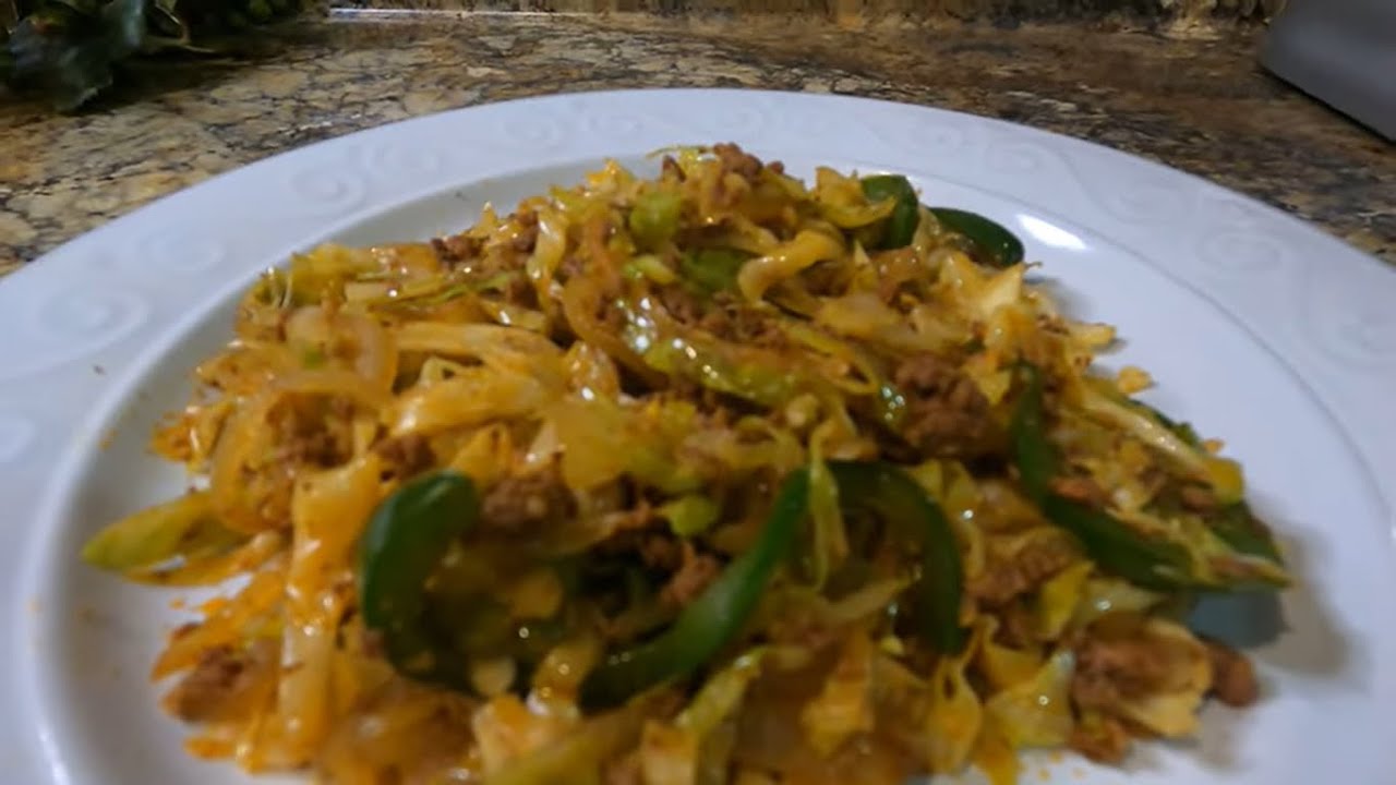 Receta de Repollo con Chorizo - YouTube