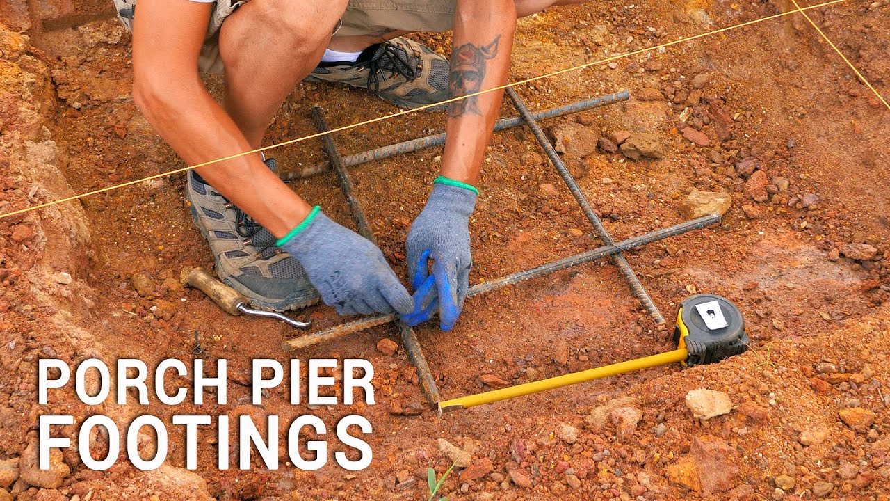 ICF Mountain Homestead: Ditches, Rebar, Porch Pier Footings and Sewer ...