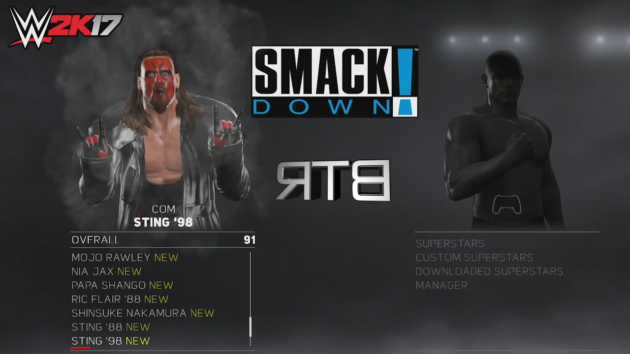 WWE 2K17 Character Select Screen Including All DLC Packs Roster PS4/XB1 ...