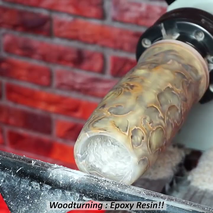 Woodworking Walnut Shells In Resin - How to Woodturning - YouTube