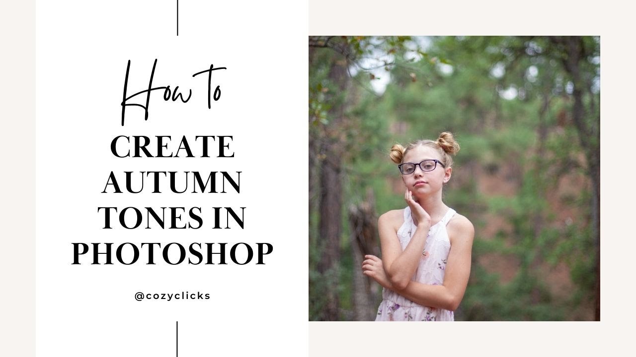 How to Create Autumn Tones In Photoshop With Overlays - YouTube
