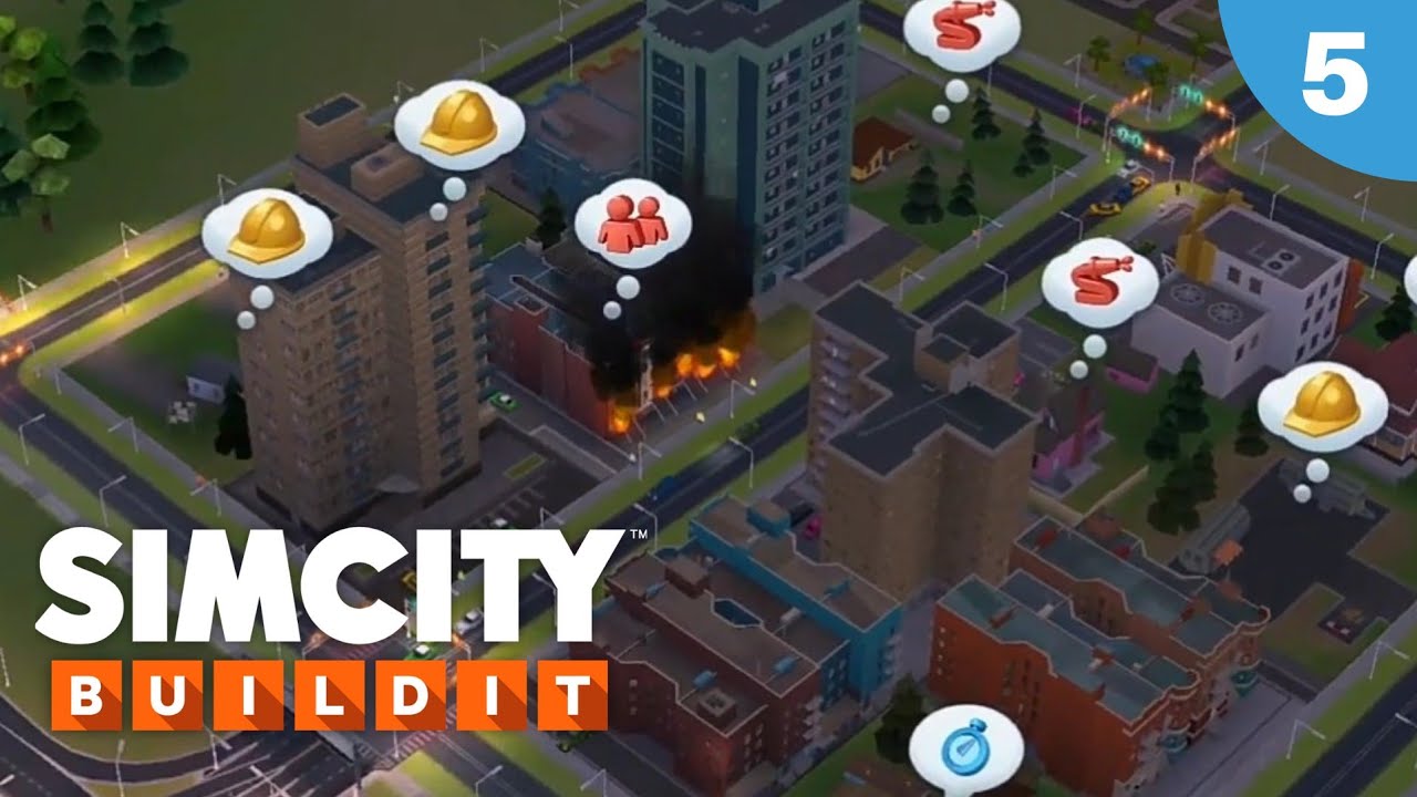 SIMCITY BUILDIT #5 MAIS CASAS APRIMORADA, E PRECISAMOS DE BOMBEIROS ...