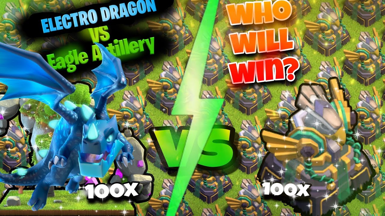 Electro Dragon vs Eagle Artillery #coc #clashofclans #th15 # ...