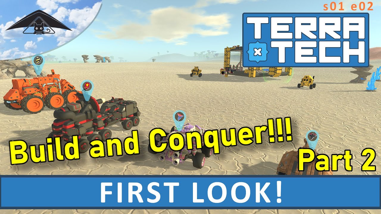 TerraTech - First Look s01 e02 [ Vehicles & Factory Building ] - YouTube