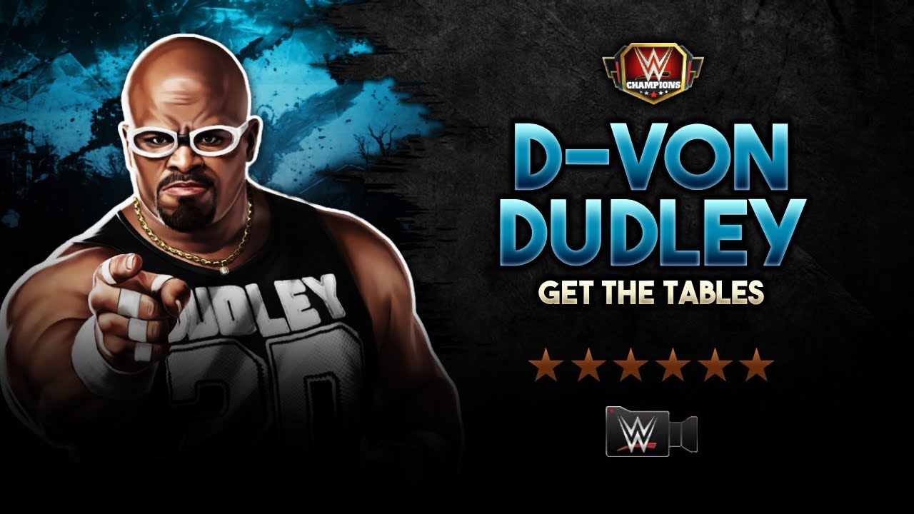 D-Von Dudley “Get The Tables” 6-Star Bronze | WWE Champions Scopely ...