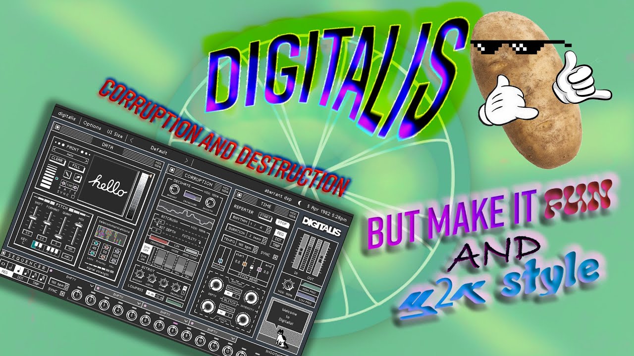 Digitalis by Aberrant DSP : Early 2000's Glitchy Digital Degradation + channel update - YouTube
