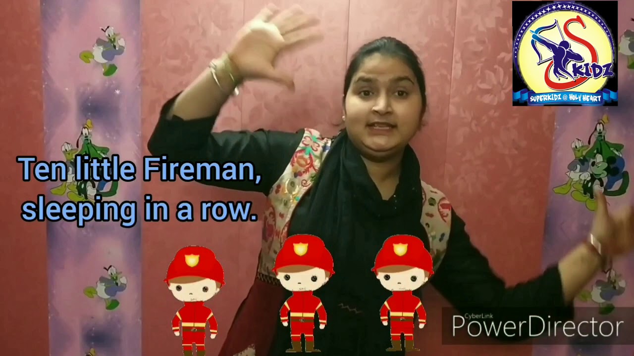 Ten Little Fireman Rhyme|KG Tales and Tunes|Superkidz @ Holy Heart ...