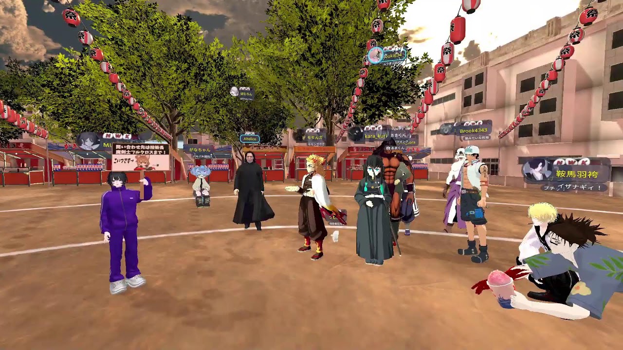 【NWK参加型】VRChatの壁〜夏祭り編〜 - YouTube