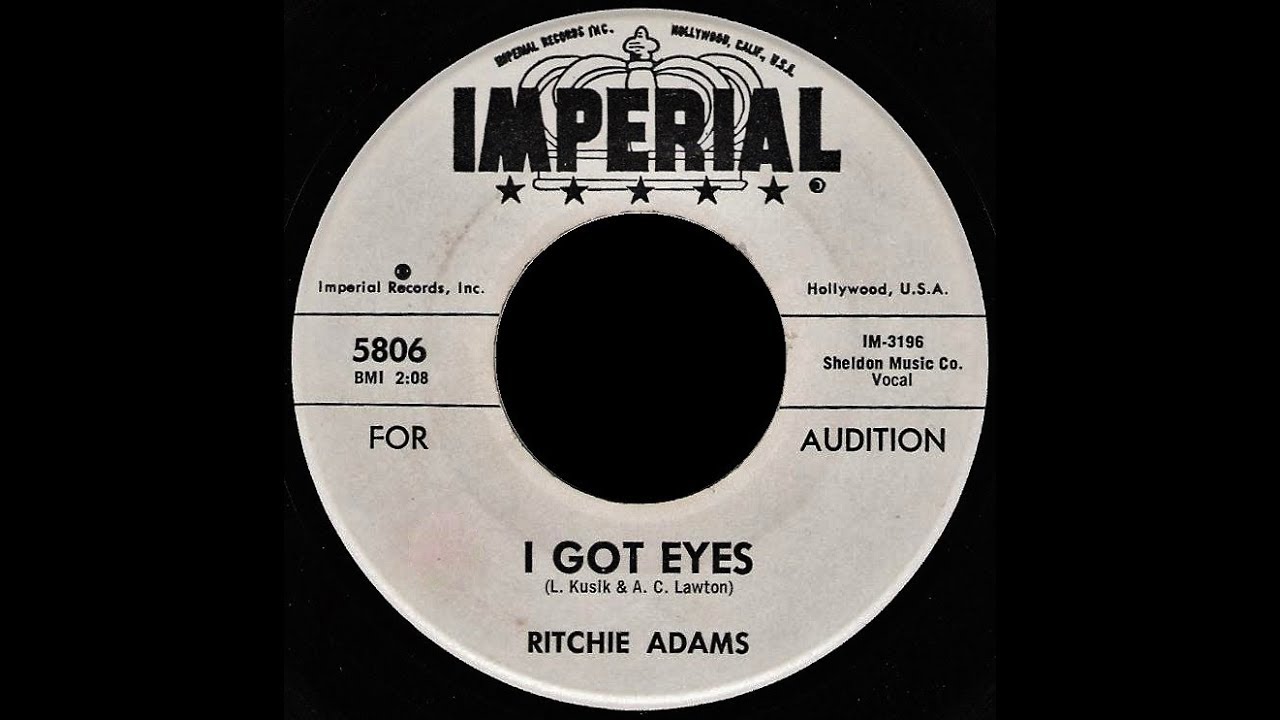 Ritchie Adams - I got eyes - YouTube