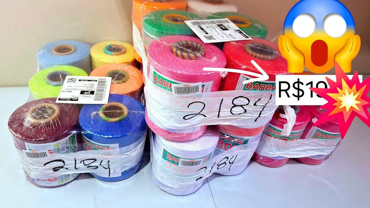 VOCÊ VAI FICAR CHOCADA COM ESSQ PROMOÇÃO DA CAMPANER!!! BARBANTE DE 1KG ...