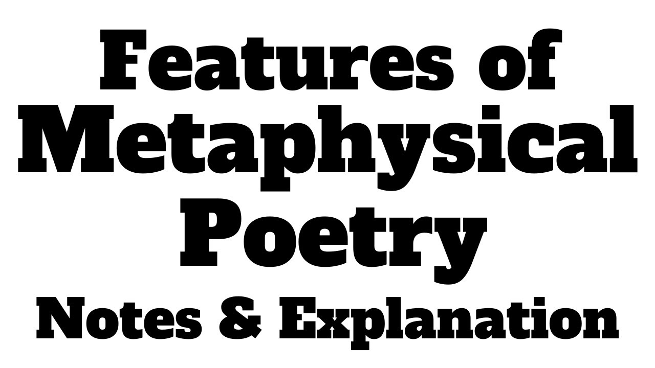 Metaphysical Poetry Characteristics, Definition, Examples II John Donne ...