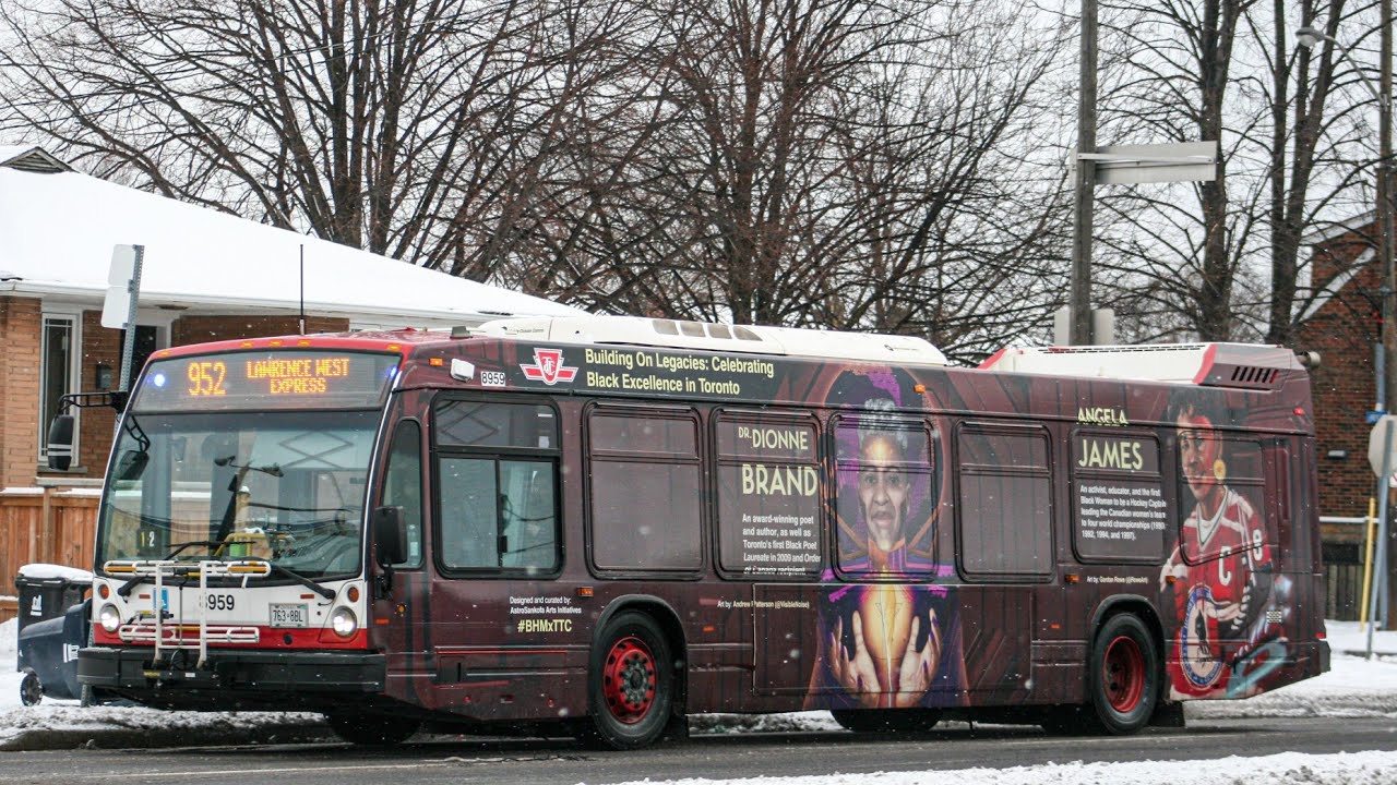 (Black History Month Wrap) TTC 8959 - 952 Lawrence West Express - YouTube