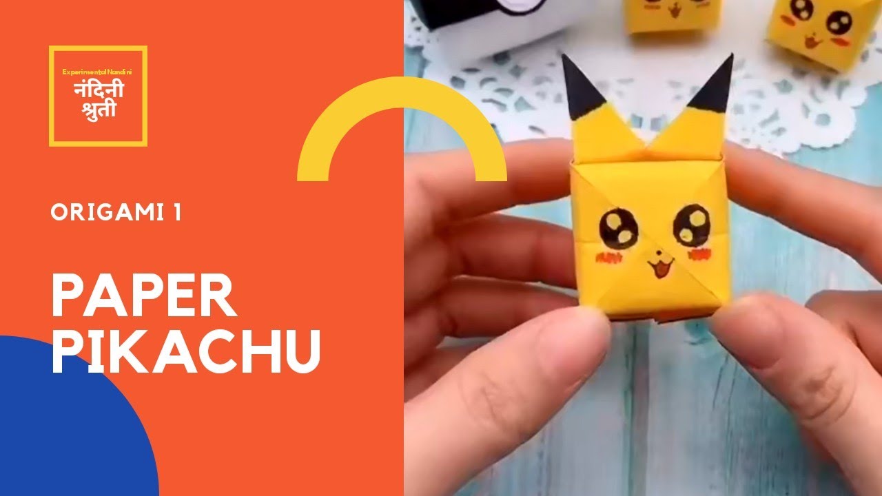 Pikachu | DIY origami - YouTube