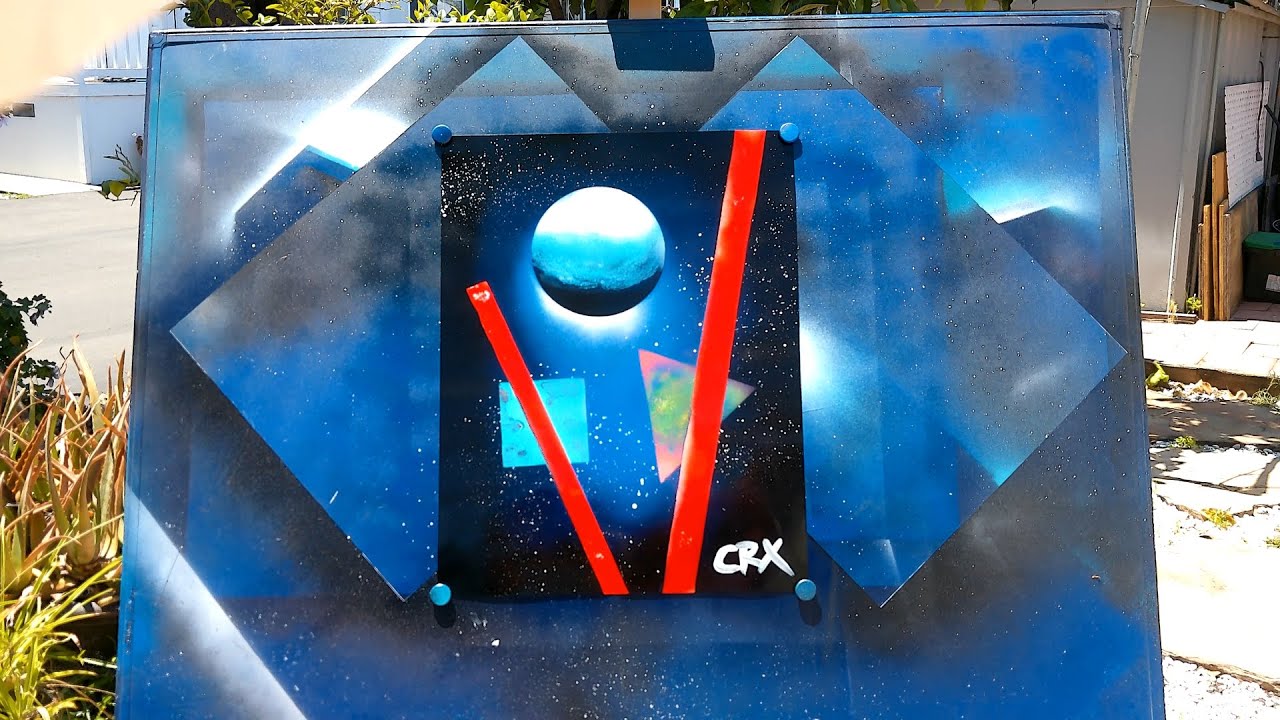 Positive Subliminal Abstract - SPRAY PAINT ART by Cronos X - YouTube