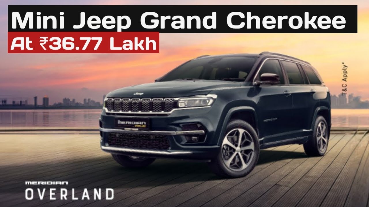 Jeep Meridian Overland Launched‼️- Mini Grand Cherokee At ₹36.77 Lakh ...