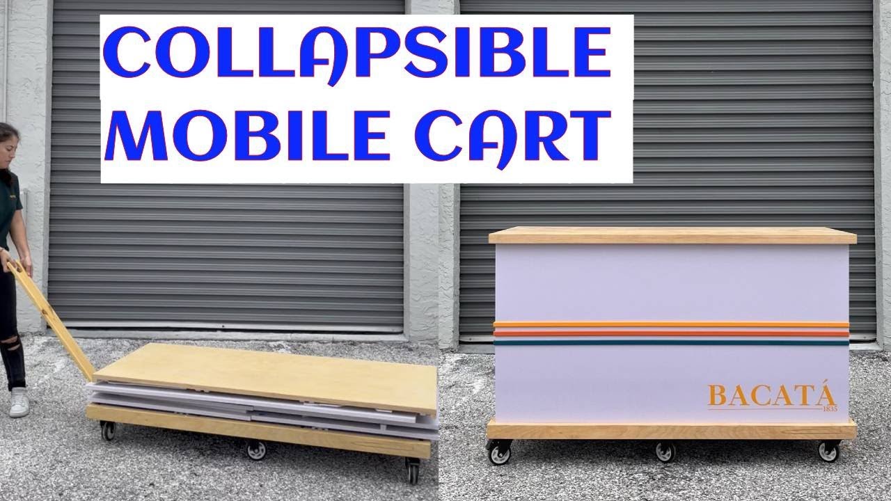 Collapsible Mobile Cart - Start your Own Business! - YouTube