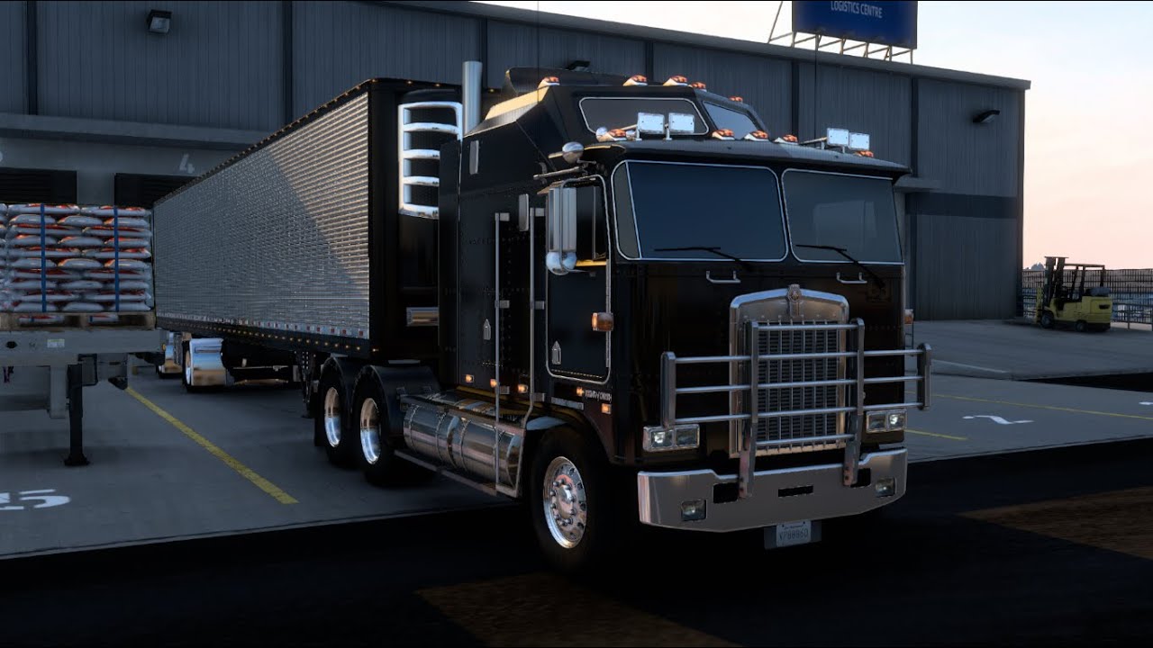Custom Black Kenworth K100E Aerodyne VIT / CAT C15 6NZ 435 HP / Custom ...