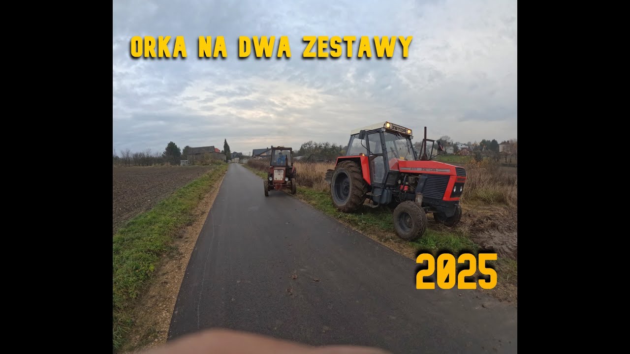 🔥 ORKA NA DWA ZESAWY! Zetor 8111 + Władimirec T-25 w Akcji! 🚜💨#1k#orka# ...