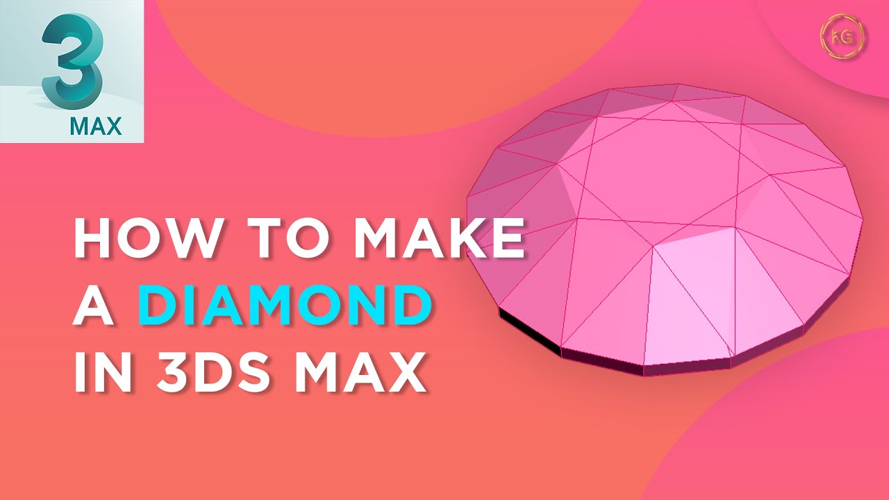HOW TO MAKE A Diamond IN 3DS MAX by simple steps - YouTube