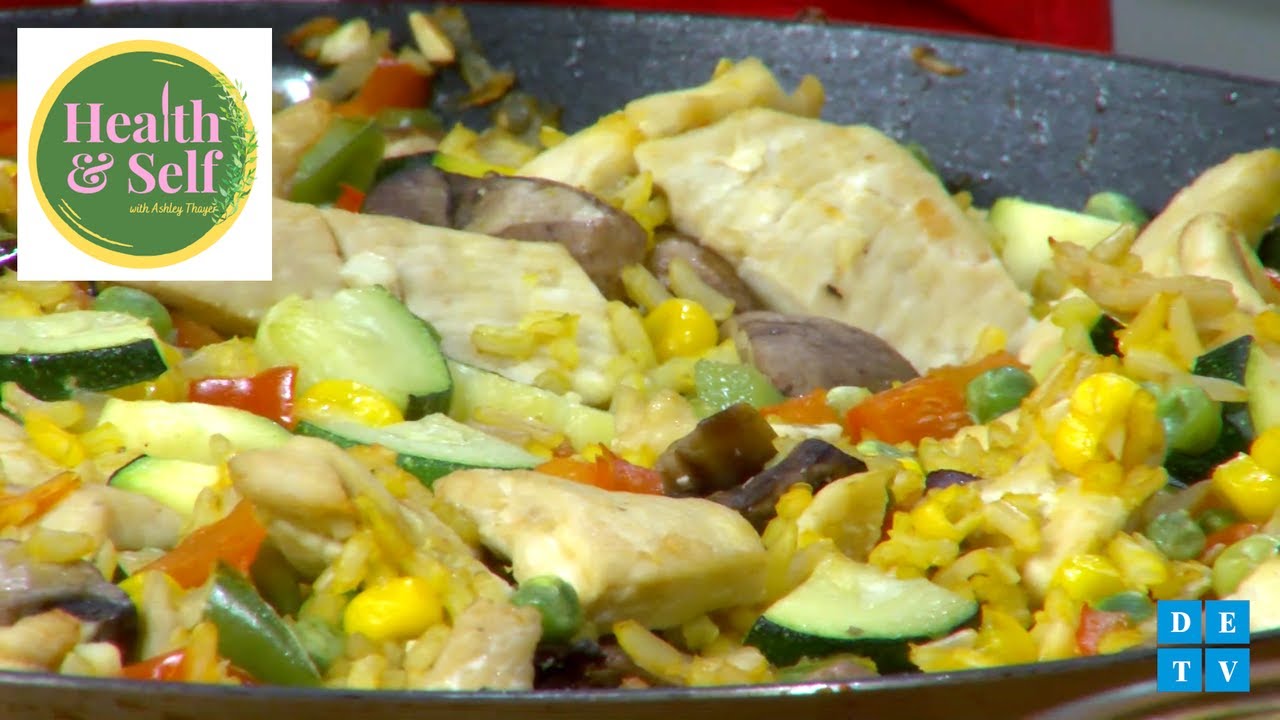 DETV presents Health & Self with Ashley Thayer | Chicken & Veggie ...