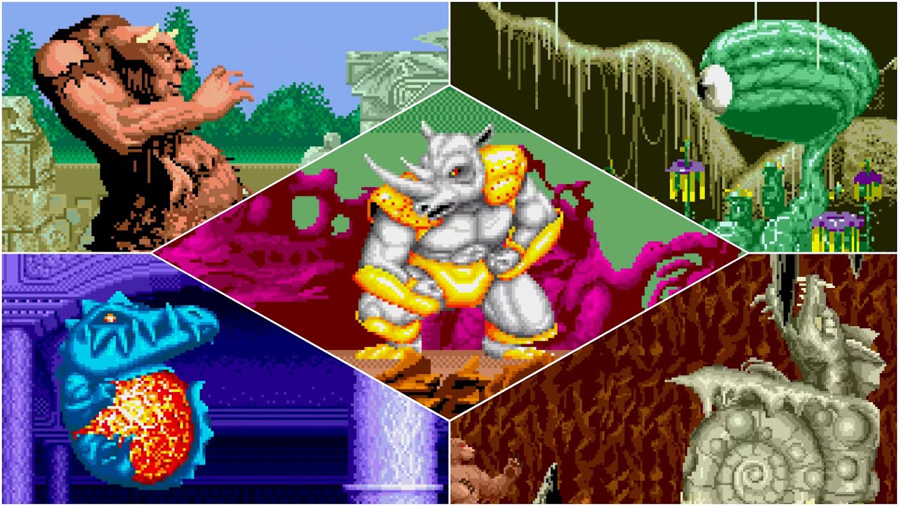 Altered Beast - All Bosses (Sega Genesis/Mega Drive) - YouTube