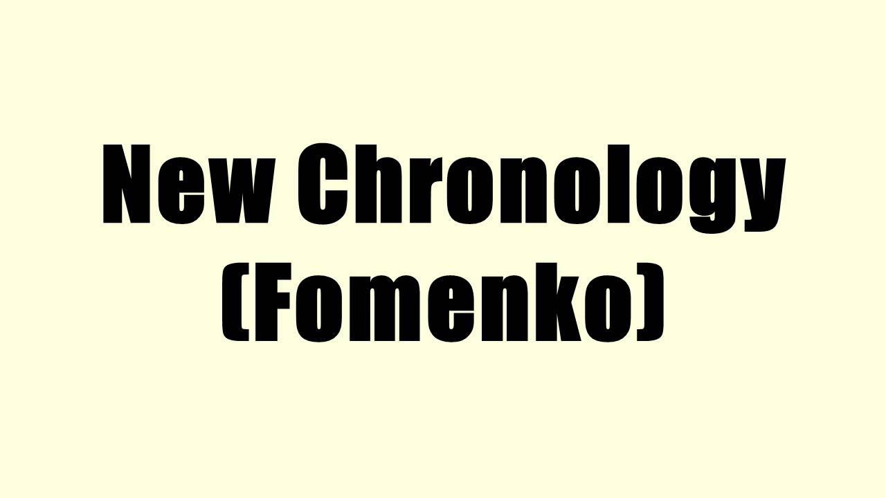 New Chronology (Fomenko) - YouTube