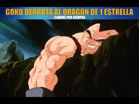 Goku derrota al dragón de 1 estrella