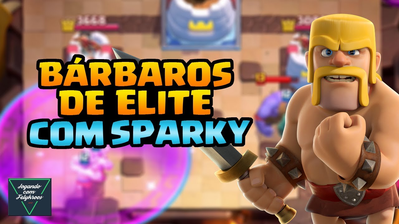 Um novo Deck de Bárbaros de Elite | Clash Royale - YouTube