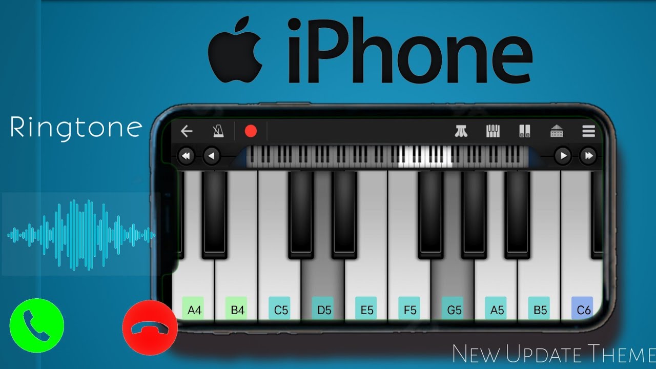 IPhone Ringtone Mobile Piano | IPhone Ringtone Walk Band - YouTube
