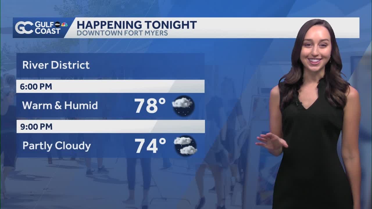 Muggy conditions Friday night, near-record lows next week - YouTube