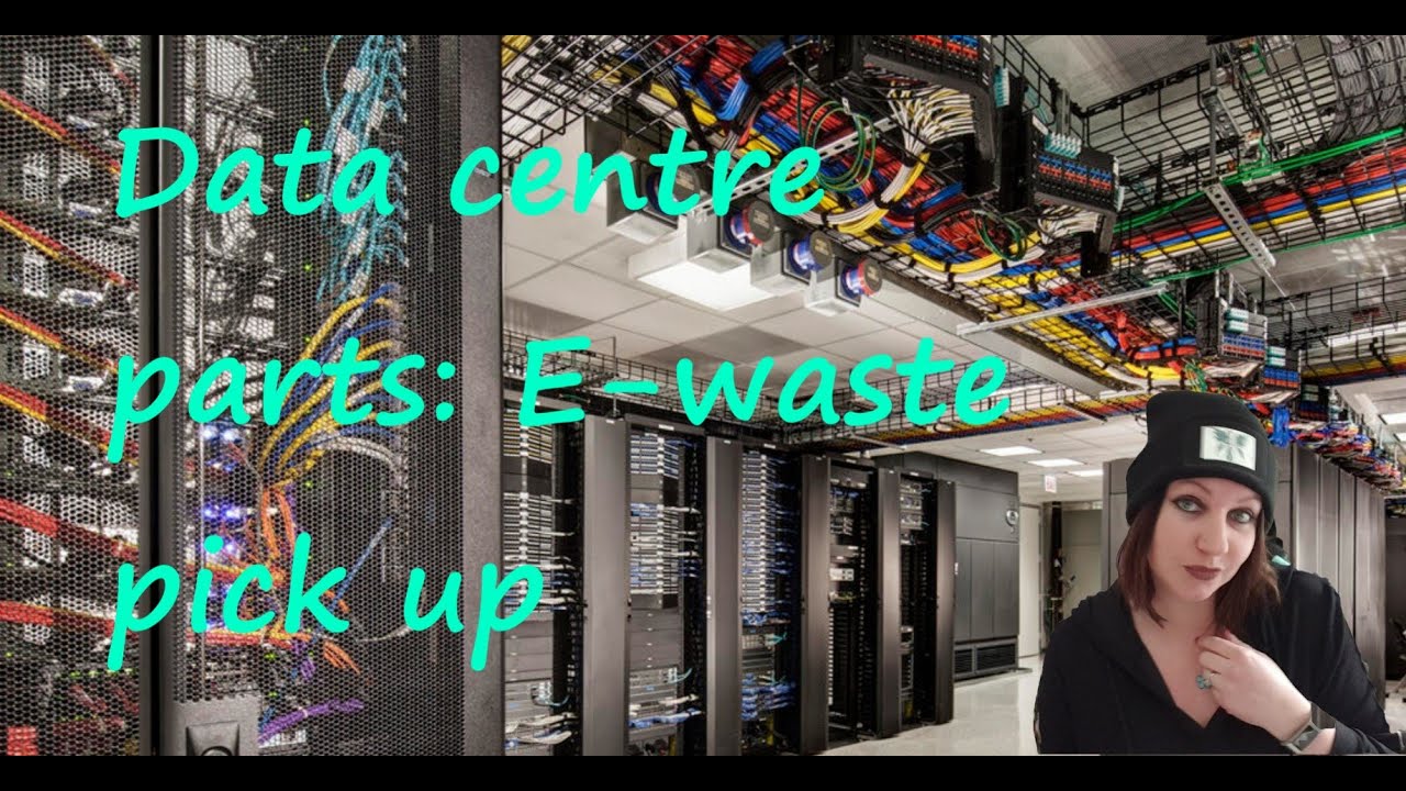 A long awaited e-waste pick up of data centre parts - YouTube