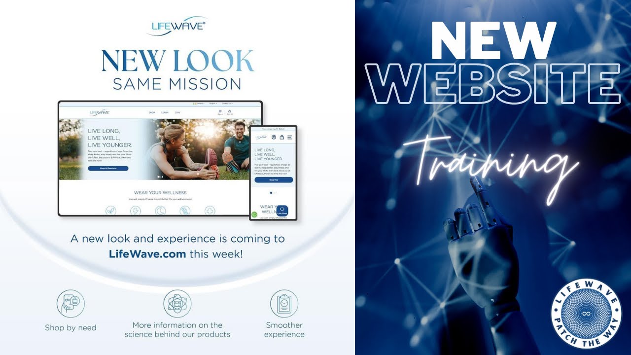 LifeWave New Website Training - YouTube