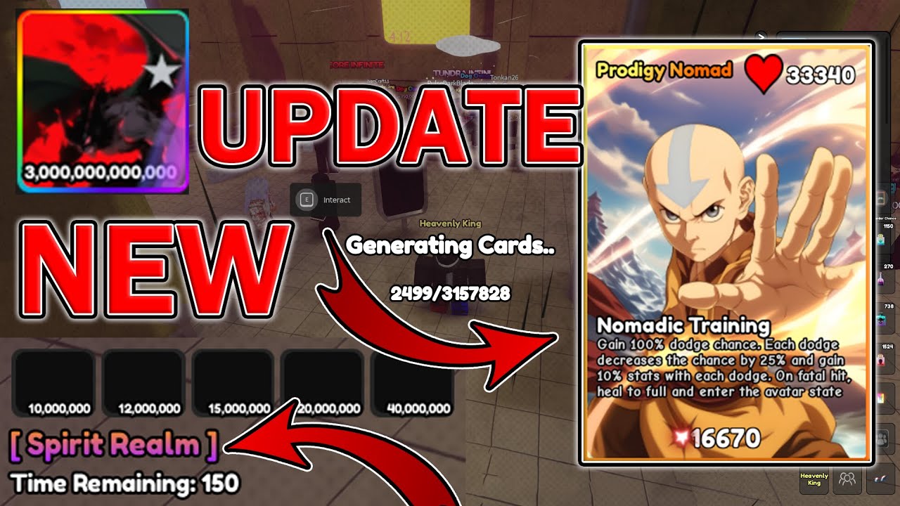 NEW UPDATE & Getting SPIRIT REALM & We FINALLY HIT!! - YouTube