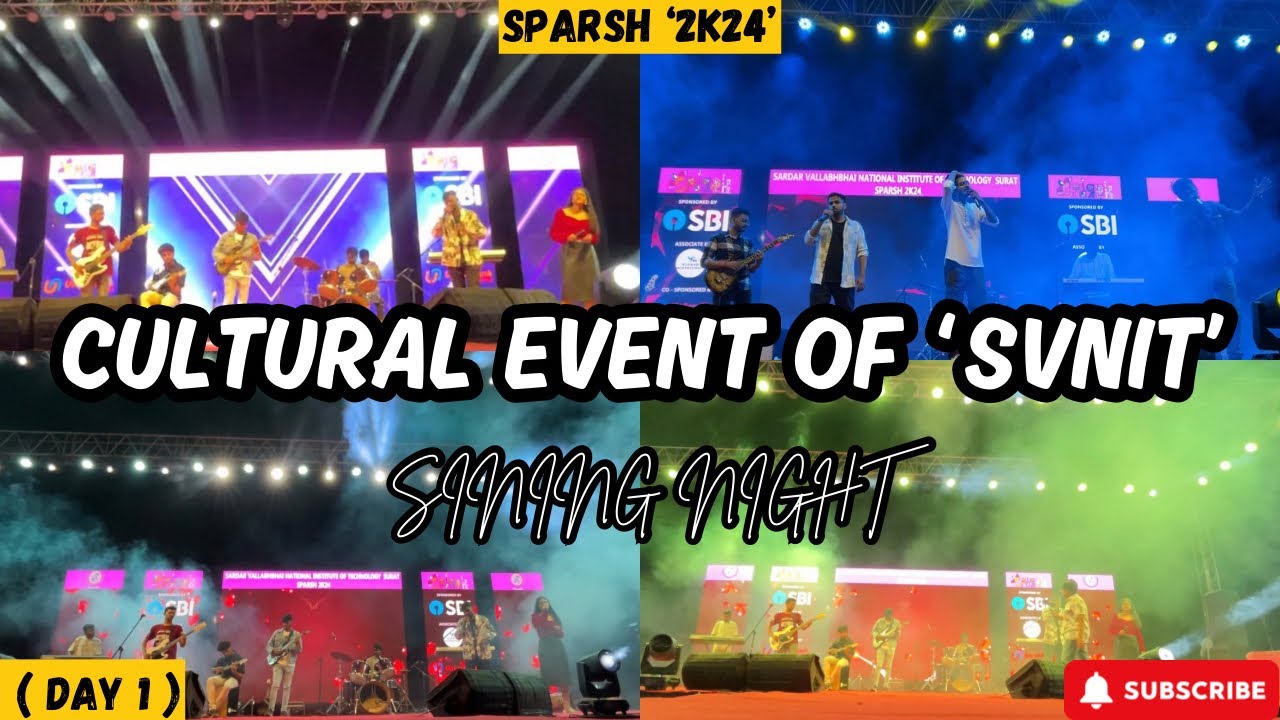Sparsh 2k24 ( day 1 ) singing night | cultural fest of svnit| NIT SURAT ...