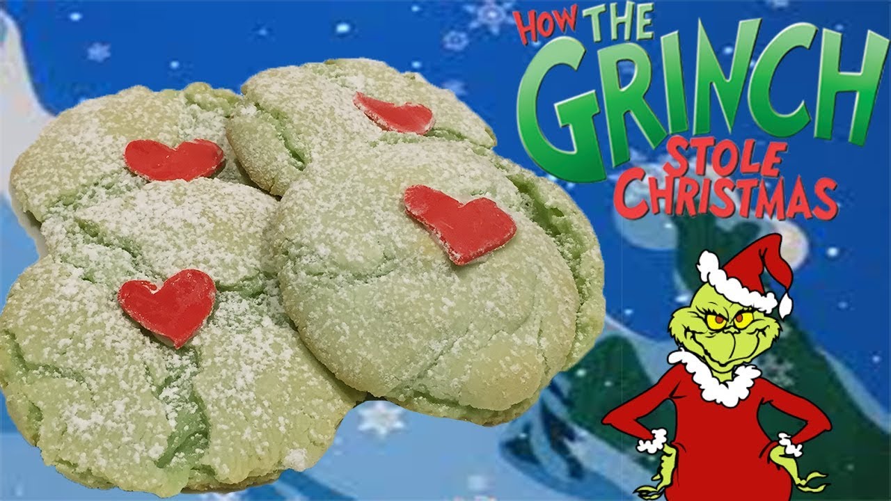 How to make: The Grinch Cookies - YouTube