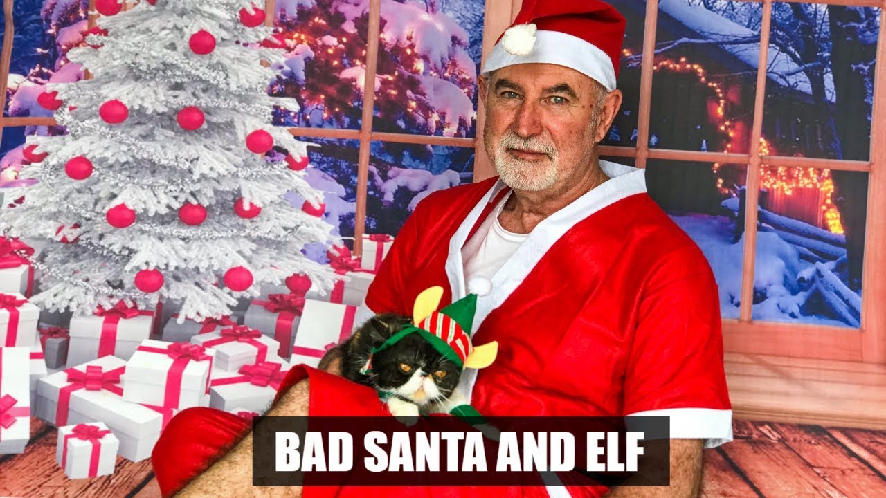 Bad Santa and Elf | Sassy Lola The Elf - YouTube