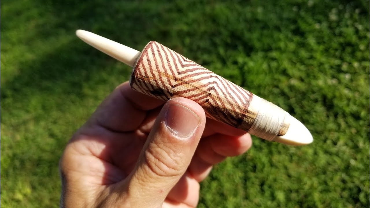 1216 - First Reproduction of Pressure Flaking Tool - YouTube