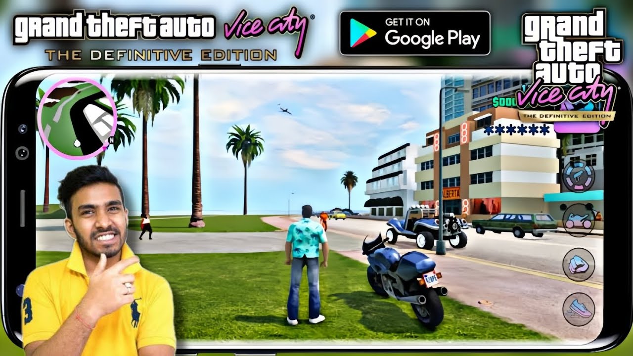 GTA Vice City: Definitive Edition Mobile Gameplay 🔥 - YouTube