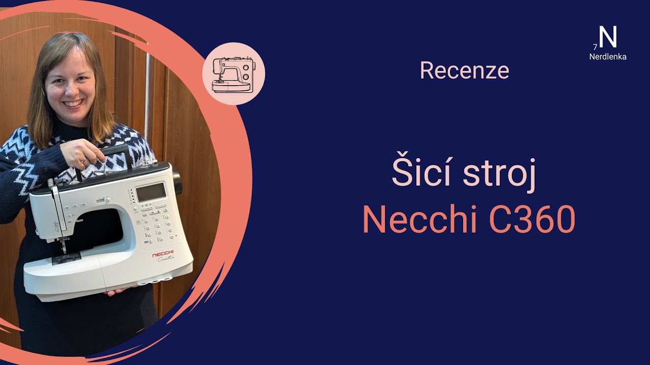 Šicí stroj Necchi C360 - recenze - YouTube