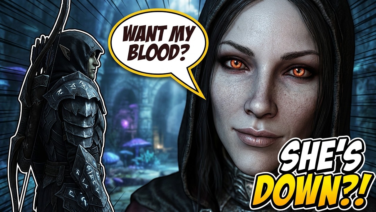 This Mod Lets You FLIRT with Serana?! (Skyrim Romance Quest) - YouTube