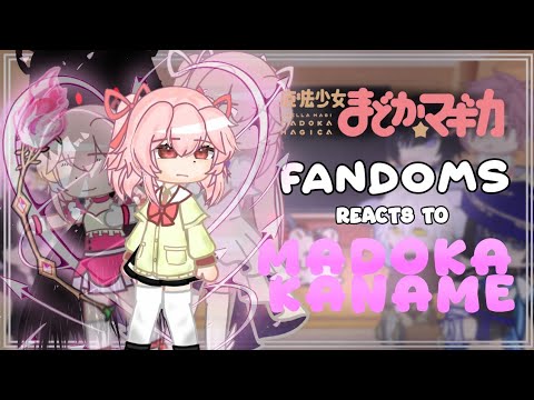 Fandoms Reacts to Madoka Kaname !! | FULL | Gacha Club | 2x Speed !! | Gacha Reaction 🥀😭