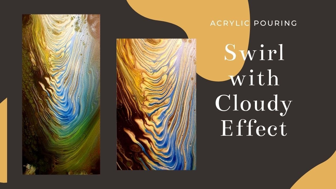#167💥Acrylic Pour Painting /Stunning Swirl technique with 7 colors 🌟 ...