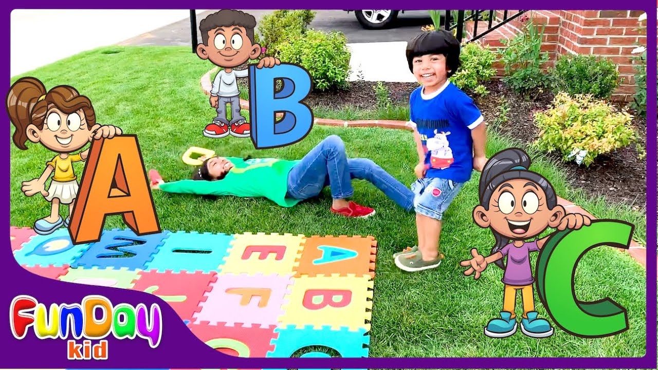 Alphabet Song | ABC MAT | ABC Finding with Urvi and Apu - @FunDayKid ...